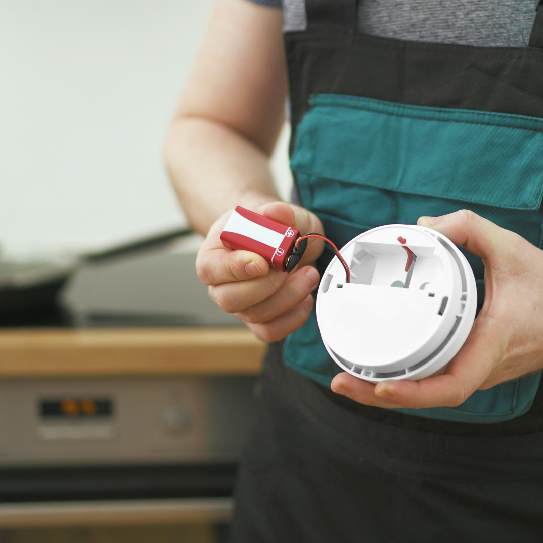 How to Open a Smoke Alarm to Change the Battery - HomeSmiles ...