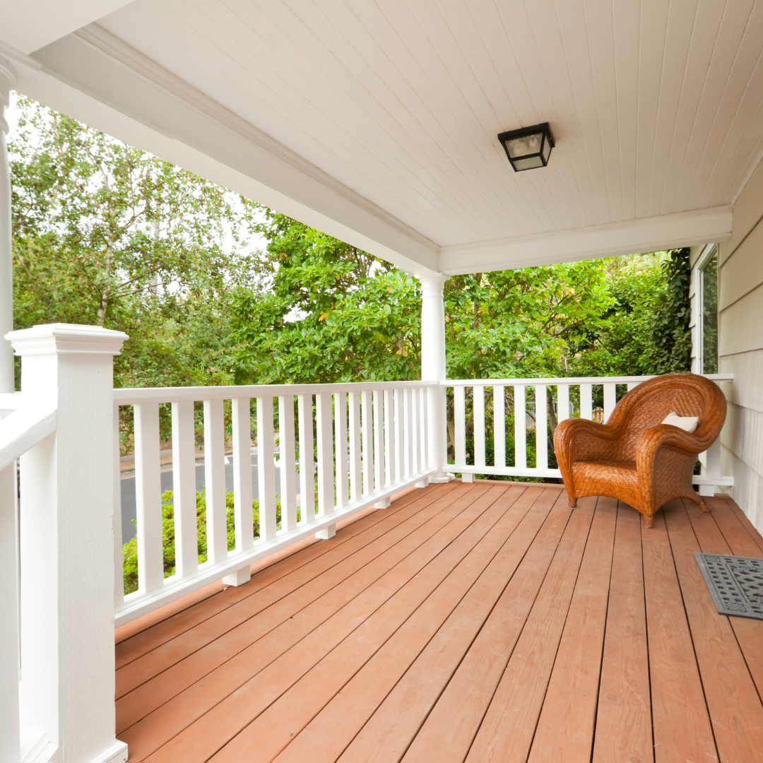 How to Effectively Clean Your Wood Porch - HomeSmiles - Preventative ...